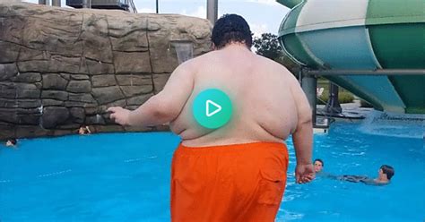 Dramatic Fat Guy Splash  On Imgur