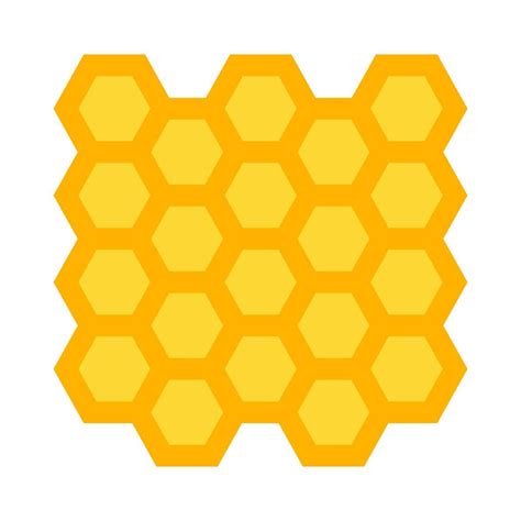 Hexagonal Pattern Icon In Pulsar Color Style
