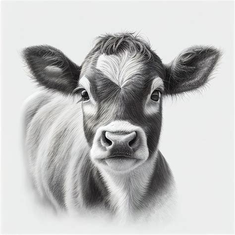 How To Draw A Realistic Cow