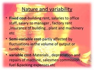 Cost And Cost Elements PPT