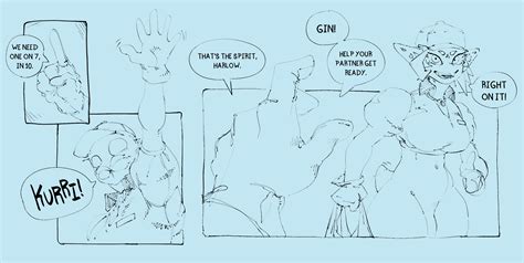 Rule 34 Anthro Arthropod Black And Blue Clothing Comic Duo Elicazzz