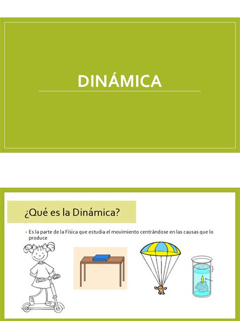 Introducción A La Dinámica Y Fuerzas Pdf Fuerza Interacción