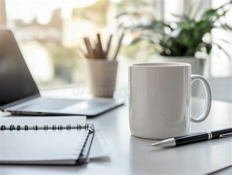 Ai Generated Mug Mockup High Quality Customizable For Branding Logos