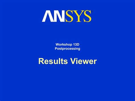 Ansys Ppt Ppt