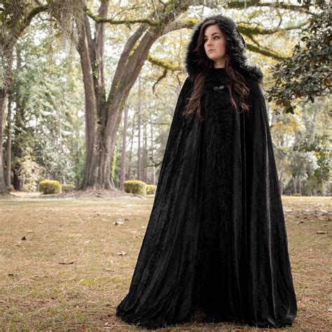 Wonder Woman Costume Hooded Cloak Hooded Cloak Black Cloak Black