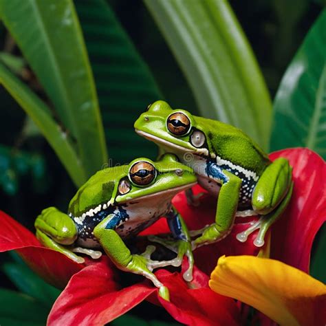 Spencer S River Tree Frogs A Beautiful Mating Display In The Wild