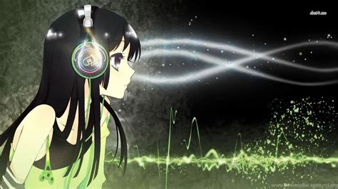 Anime Girls Headphones Wallpapers Wallpaper Cave