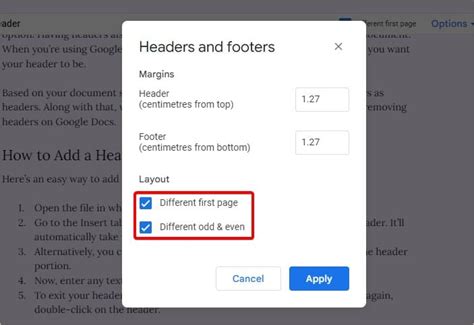 How To Add A Header In Google Docs