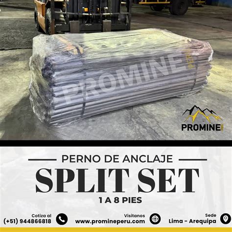 Split Set Anclaje De Fricción Minero Lima