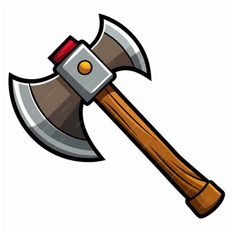 Axe Clipart Cartoon Style Vector Illustration Premium Ai Generated Vector