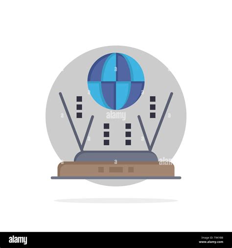 Modem Router Earth Globe Connect Stock Vector Images Alamy