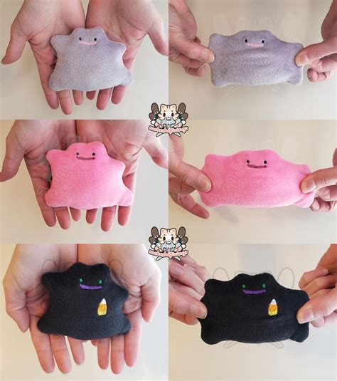 Tiny Mochi Ditto Plushies By Makeshiftwings30 On Deviantart