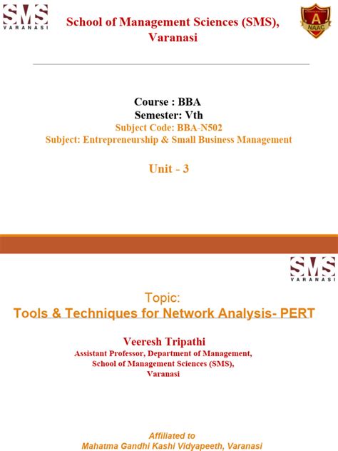 Network Analysis Techniques Pert Pdf Standard Deviation