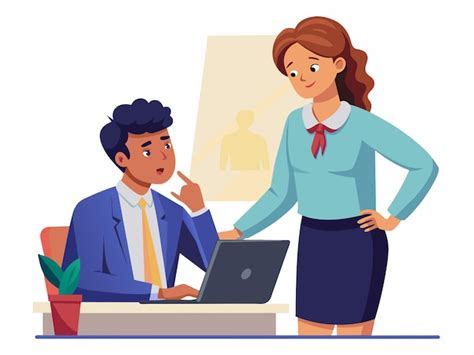 Premium Photo Male Colleague Helps Practice Assertiveness Techniques