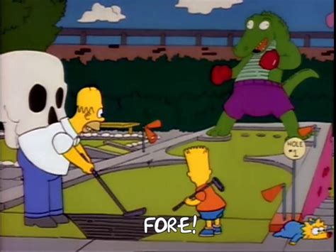 Homer Simpson Mini Golf Blank Template Imgflip
