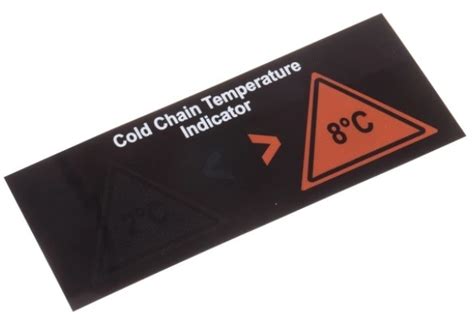 906 4606 Rs Pro Temperature Label Indicator 2°c To 8°c 2 Levels