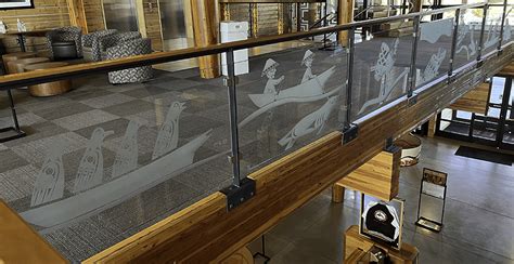 Syəhub Glass Etchings Lushootseed