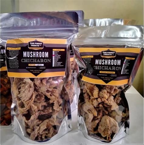 Crispy Mushroom Chicharon Aluminum Pouch Mushroom Chicharon Retail