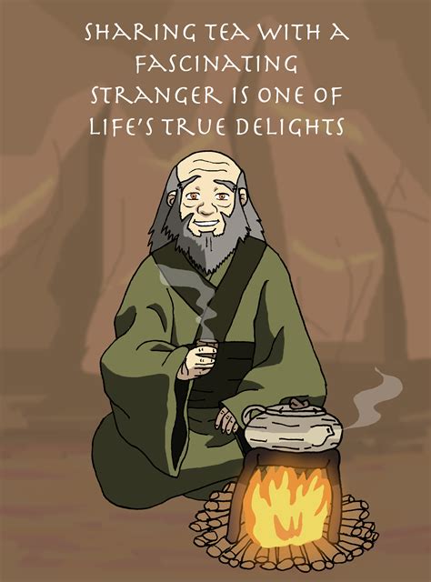 Uncle Iroh Sharing Tea With A Stranger By Juggernaut Art On Deviantart