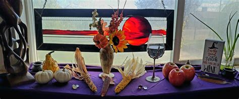I Dont Have A Place For A Permanent Altar Right Now So I Decided To Use The Windowsill In My