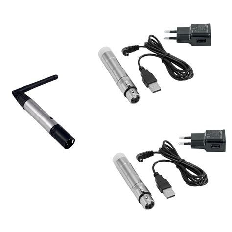 Eurolite Quickdmx Kit Dmx Sans Fil Autonome 1 Tx 2 Rx Xlr 3pts