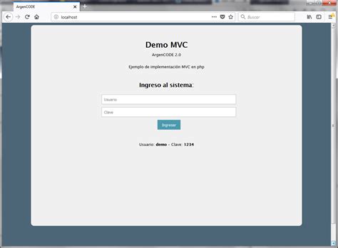 Ejemplo MVC En PHP
