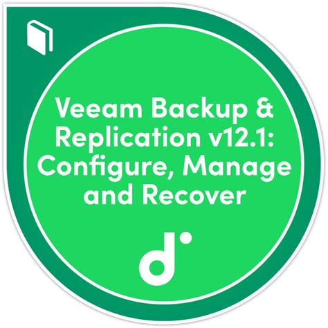 Participation In The Course Veeam Backup And Replication V12 1 Configure Manage And Recover