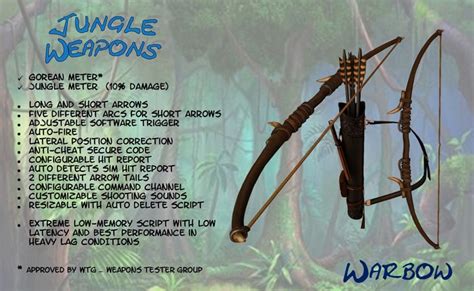 Second Life Marketplace Jungle Warbow