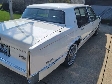 1989 Cadillac Deville Sedan White Fwd Automatic For Sale