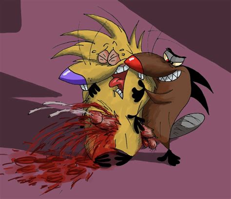 Rule 34 All The Way Through Anthro Beaver Big Penis Blood Blood