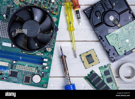 Computer Motherboard Computer Parts Hard Disk Ram And Equipment