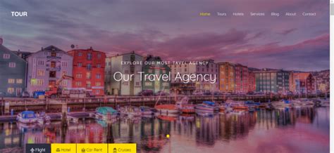 Responsive Travel Agency Site In Html5 And Javascript With Source Code Source Code And Projects