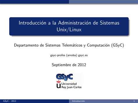 Introducción A La Administración De Sistemas Unixlinux