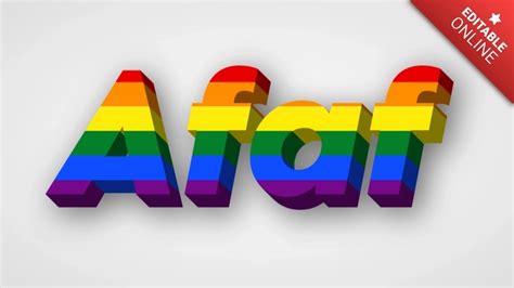 Afaf Text Style Effects Generator