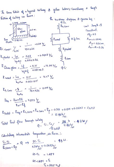 [solved] a cross section of a typical home ceiling is depicted below