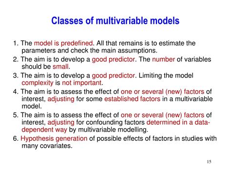 Ppt The Use Of Fractional Polynomials In Multivariable Regression