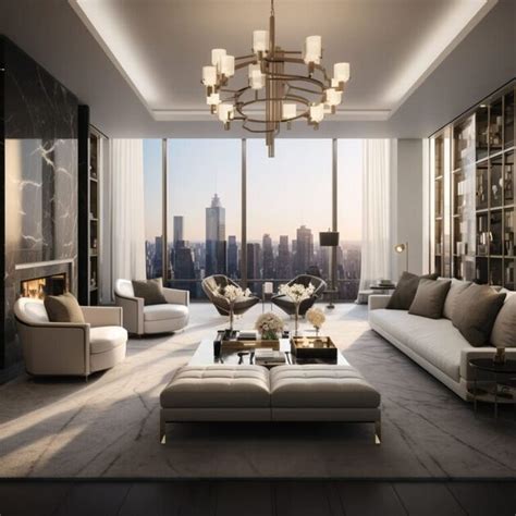 Contemporary Luxury Penthouse Interior Design Fh