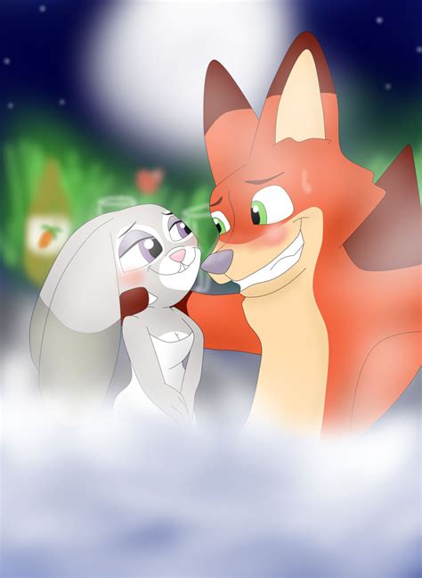 Nick Wilde And Judy Hopps Hot Springs By Cristiandarkradx2496 On Deviantart
