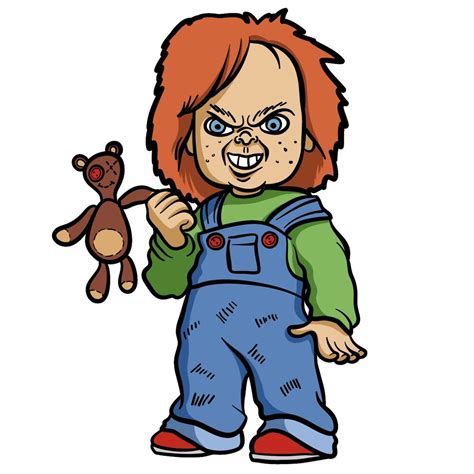 How To Draw Chucky Sketching The Sinister Smile