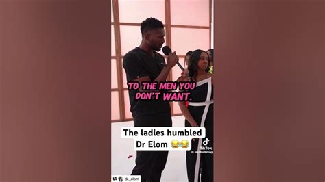 The Ladies Humbled Dr Elom 😂pop The Ballon And Find Love Youtube