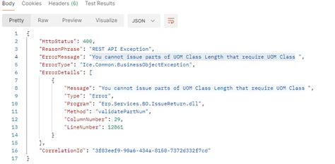 Cannot Issue Parts Of Uom Class Length That Require Uom Class Epicor