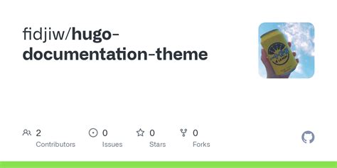 Github Fidjiwhugo Documentation Theme