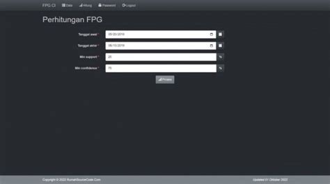 Source Code Data Mining Asosiasi Metode Fp Growth Codeigniter Tugasakhirid