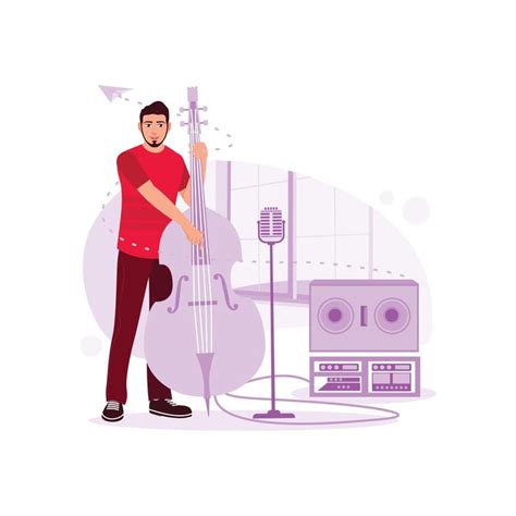 Bass Player Vector Art Icons And Graphics For Free Download