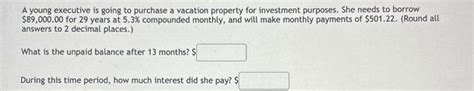 Solved A Young Executive Is Going To Purchase A Vacation