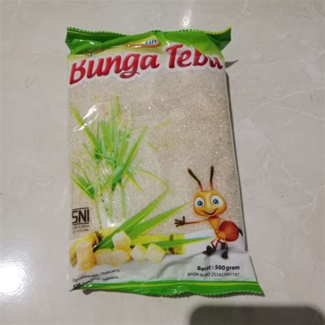 Jual Gula Merk Bunga Tebu 500 Gr Shopee Indonesia