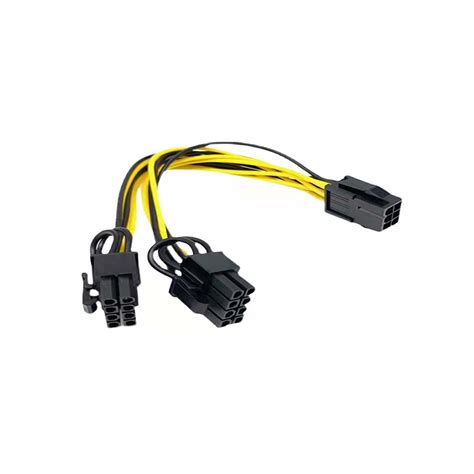 6p To Dual 8p Gpu Power Adapter Cable Zeus Mining