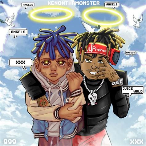 Juice Wrld X Xxxtentacion Fanart Artwork By Me Lljw Lnd Juice
