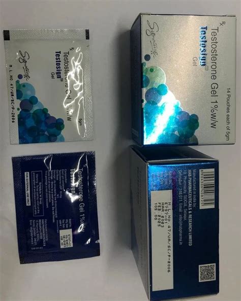 Testosterone Gel 1 Packaging Size 1x14 Sachets Dose Once Daily At