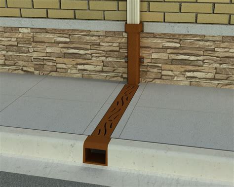Downspout Boots For Sidewalk Drains Evergrate